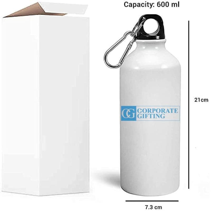 Stainless Steel White Flask - Corporate Gifting